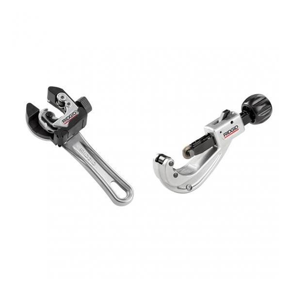 【商品名】 RIDGID 32573 モデル 118 2-in-1 クローズクォーターズ オートフィード 1/4インチ〜1-1/8インチ メタルチューブ コンパクトカッター &amp; 31632 モデル 151 クイックアクションチューブ...