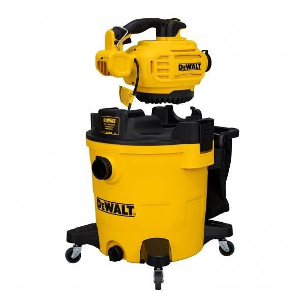 【商品名】 DEWALT ショップバキューム ウェット＆ドライバキューム（取り外し可能なリーフブロワー付き）、3 in 1 ヘビーデューティーウェット＆ドライバキュームクリーナー 12ガロン（家庭、ガレージ、車、作業場、作業現場、芝生の手入...
