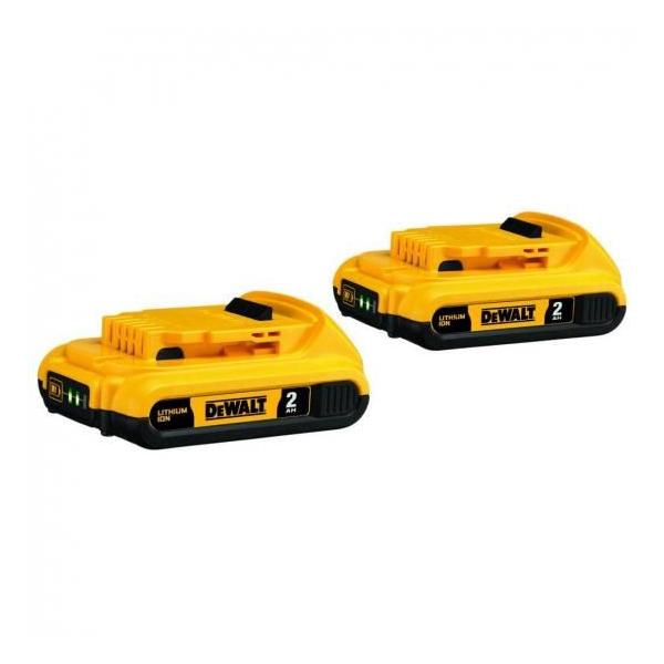 【商品名】 DEWALT 20V MAX バッテリー、コンパクト 2.0Ah ダブルパック (DCB203-2) DEWALT 20V MAX Battery, Compact 2.0Ah Double Pack (DCB203-2)【カテ...