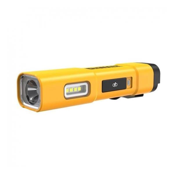 【商品名】 DEWALT LED懐中電灯、USB-C充電式、マグネット式作業現場ライト（DCL183） DEWALT LED Flashlight, USB-C Rechargeable, Magnetic Jobsite Light (D...