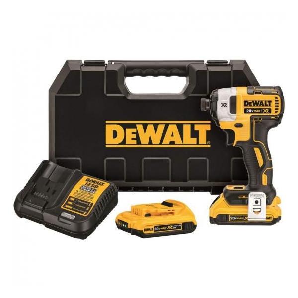 【商品名】 DEWALT 20V MAX* XR コードレスインパクトドライバーキット、ブラシレス、1/4インチ、3スピード、バッテリー2個 (DCF887D2) DEWALT 20V MAX* XR Cordless Impact Dri...