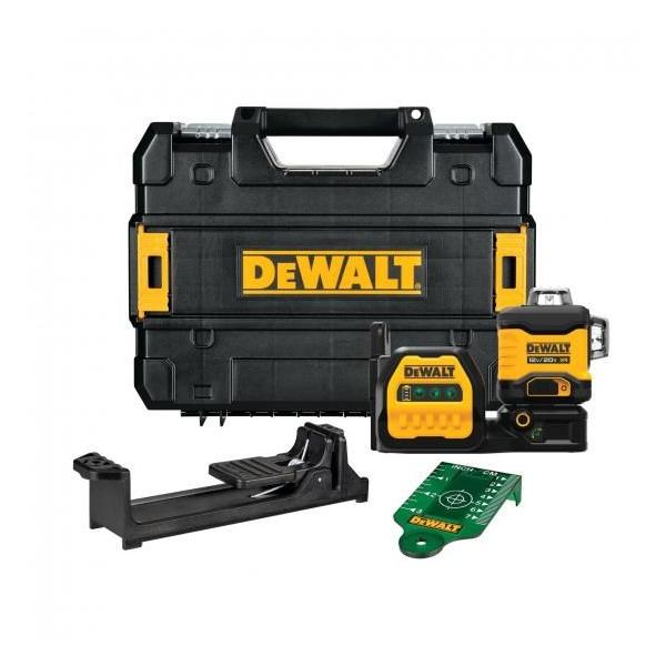 【商品名】 DEWALT 20V/12V MAX レーザーレベル、3 x 360、グリーン、本体のみ (DCLE34030GB) DEWALT 20V/12V MAX Laser Level, 3 x 360, Green, Bare To...