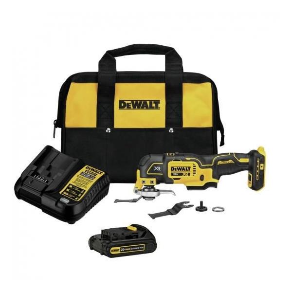 【商品名】 DEWALT 20V MAX XR 振動工具キット、3速、ブレード、バッテリー、充電器付属 (DCS356C1) DEWALT 20V MAX XR Oscillating Tool Kit, 3 Speed, With Bla...