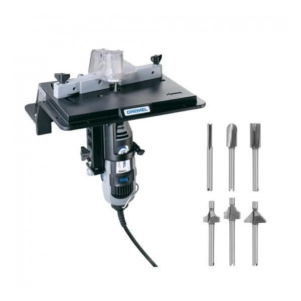 【商品名】 Dremel ドレメル 231 ロータリーツールシェーパー＆ルーターテーブルアタッチメント＆6ピースルータービットセット Dremel 231 Rotary Tool Shaper and Router Table Attach...