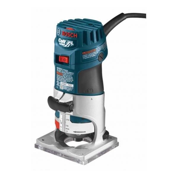 【商品名】 BOSCH PR20EVS Colt 1.0 HP 可変速パームルーター - 5.6アンペアモーター、ソフトスタート、一定応答回路、人間工学に基づいたグリップ、頑丈なアルミニウムベース、クイッククランプシステム、1/4インチコレ...