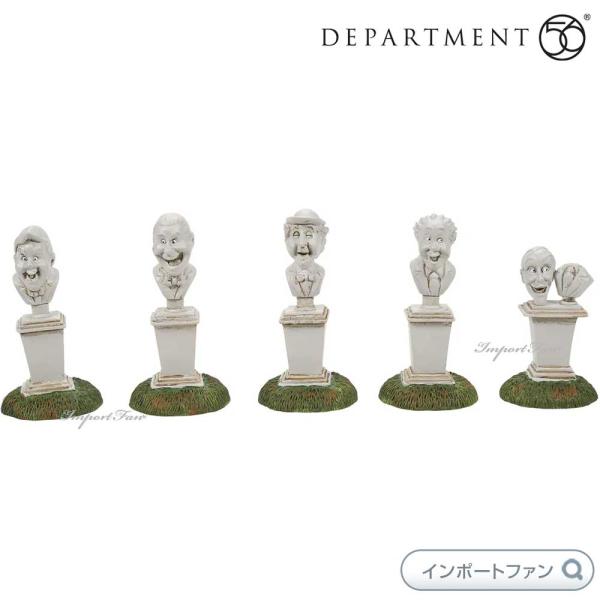 Department 56 ザ・シンギング・バスツ 胸像 5点セット 6010469 Disney The Singing Busts St/5 デパートメント56 □
