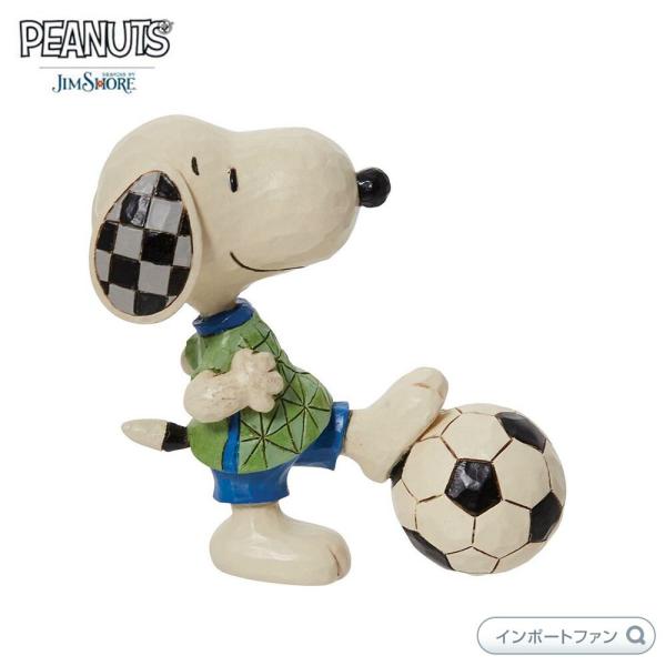 ジムショア スヌーピー サッカー ミニ ピーナッツ 6011958 Mini Snoopy Soccer JimShore