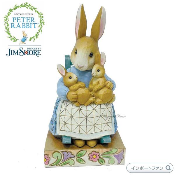 ジムショア イチゴのバスケットを持ったピーターラビット ウィズ ストロベリー 苺 置物 6012488 Peter Rabbit with Strawberries JimShore □