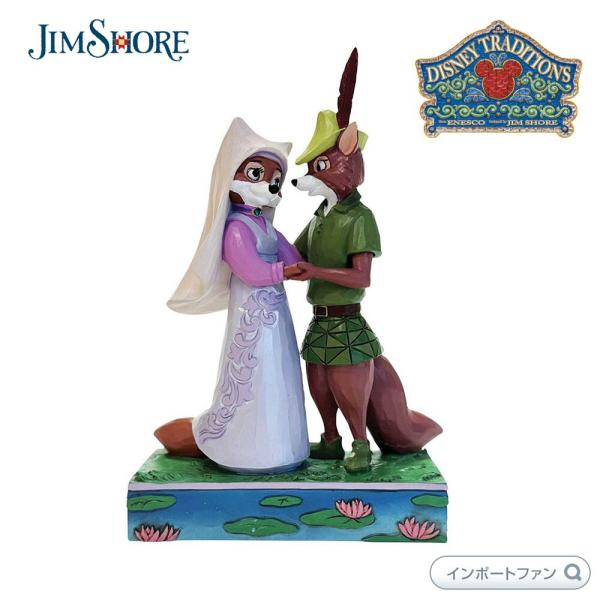 ジムショア ロビンフッド マリアン姫 ロビンフット ディズニー 6017100 Robin Hood &amp; Maid Marian JimShore