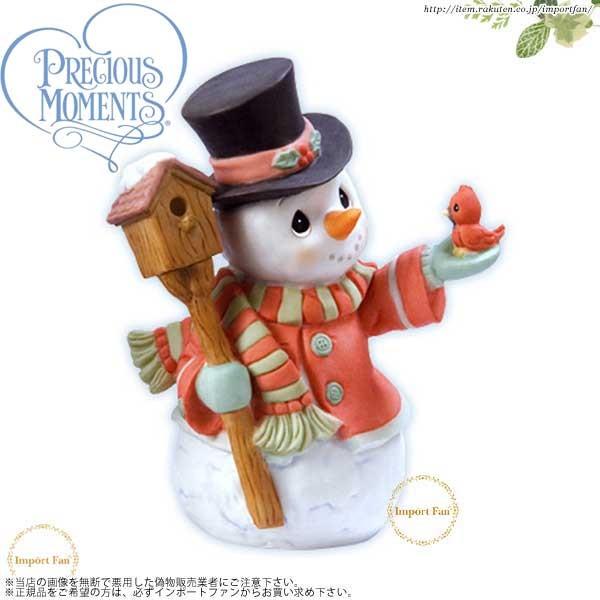 プレシャスモーメンツ　クリスマス　スノーマン　Home For The Holidays 101071　Precious Moments □