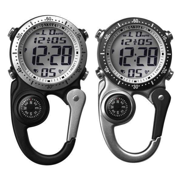 ※並行輸入品につき、外箱に少々のダメージがある場合がございます。贈答品には向かない事もございますのでご了承ください。[ダコタ] Dakota Digital Backpacker Clip Watchケース径：約4cm(リューズ含めず)横：...