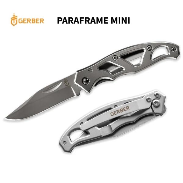 =当店は未成年の方への刃物販売は致しておりません=正当な理由なく刃物を携帯することは法律によって禁止されています。フィッシング、キャンプ、登山等正当な理由・目的のみにご使用できます。Paraframe Mini - Stainless, P...