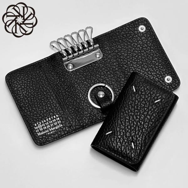 MAISON MARGIELA メゾンマルジェラ ライン11 キーケース SA3UA0001 P4455 T8013 BLACK■ 素材  : カーフスキン (レザー)■ 色   : BLACK (ブラック)■ 金具  : シルバー■ 仕様...