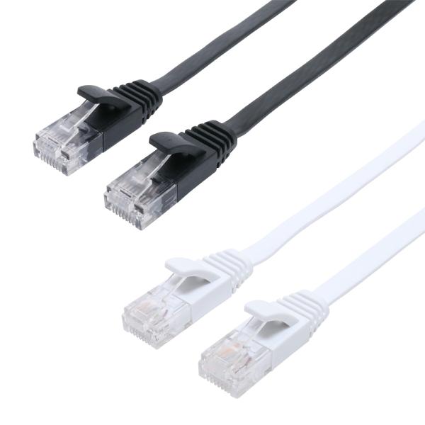 ＼光ブロードバンドに最適な超高速10ギガ（10Gbps）対応LANケーブル／カーペット下やドアの間への配線に最適な極薄タイプ【製品仕様】●対応規格・カテゴリー6A（10GBASE-T）・カテゴリー6（1000BASE-TX）・カテゴリー5e...