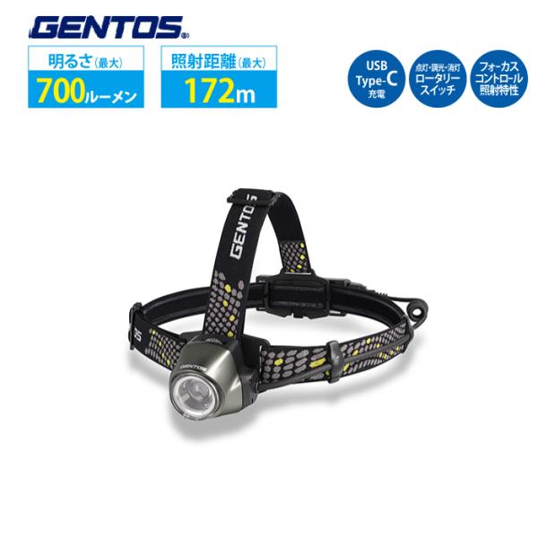 ○POINT1：回して点灯・調光・消灯ロータリースイッチ○POINT2：取り外せるバッテリーユニット○POINT3：USB Type-C充電式○USB Type-C充電○フォーカスコントロール：レバーを操作することでスポットビームからワイド...