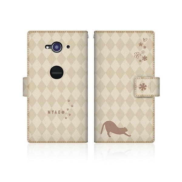 NYAGOオリジナルのおしゃれなデザインプリントが魅力のオリジナル手帳型ケース。ステッチタイプ手帳型ケースは中芯に特殊素材を採用し、おしゃれさに加え薄さと軽さを両立。内張りは汚れを吸収する保護クリーナー素材で画面をキズから保護、清潔さも保ち...