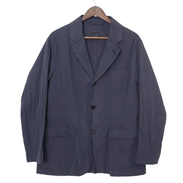 ■ブランドRR ROMANO RIDOLFI ロマーノリドルフィ■カラーネイビー■サイズ表示52■素材コットン68％　ナイロン32％■実寸サイズ（cm）肩幅：47.5　身幅：54.5　着丈：74.5　袖丈：61　裄丈：その他：※多少の誤差は...