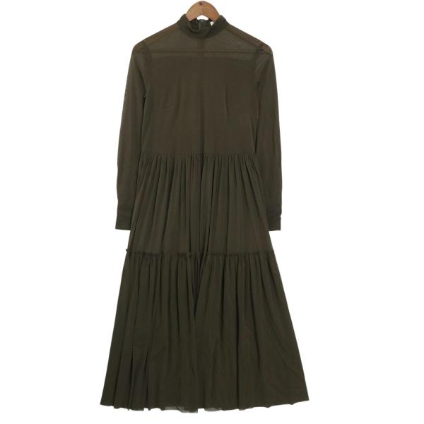 ■ブランドEPOCA エポカ■カラーカーキ■サイズ表示38■素材タグ写真をご確認ください■実寸サイズ（cm）肩幅：38.5　身幅：42.5　着丈：121　袖丈：60　裄丈：その他：※多少の誤差はご了承下さい。■備考・仕様ペチコートは欠品して...