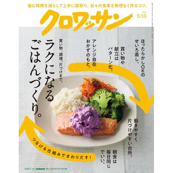 買い物、調理、片づけまで。ラクになるごはんづくり。忙しい毎日、仕事をしながら献立を考え、買い物して調理して。そんなふうに3度の食事作りを必死で回している人も多いはず。その都度、一から考えるのではなく、「つながり」で捉えれば、きっと息切れせず...