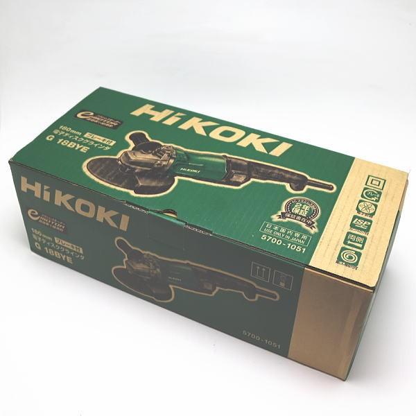 商品名：G18BYE (100V)クラスNo.1の研削性能(※2018年9月現在、HiKOKI調べ)クラス最軽量3.7kg (※2018年9月現在、HiKOKI調べ)最大出力：2,400W(100V)ACブラシレスモーター搭載でメンテナンス...