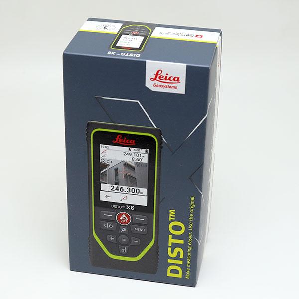 商品名：　Leica DISTO-X6専用アプリによりスマートフォンやタブレットと連携IP65の堅牢ボディ設計。2.8インチIPSディスプレイP2Pテクノロジー 2D／3D測定ジェスチャーによる測定トリガー4倍ズームのデジタルポイントファイ...