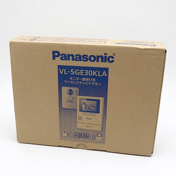商品名　：　VL-SGE30KLA配線工事不要でベル・チャイム、音声インターホンからの置き換えに最適画角の広いレンズを採用した玄関子機と約3.5型液晶を採用したモニター機で玄関周りをしっかりと確認外出先でもスマートフォンで来訪者の対応ができ...
