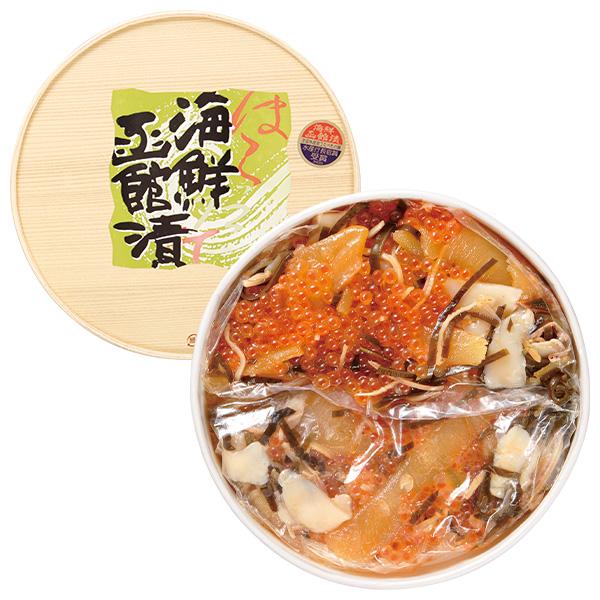 お中元 2026 いくら イクラ 海鮮 函館 竹田食品 海鮮函館漬 ギフト いなげや イナゲヤお中元 御中元  夏ギフト 人気 高級 お取り寄せ【商品内容】海鮮函館漬 320g×2[賞味期限:冷凍90日]数の子、いくら、ロコ貝、昆布、するめ...