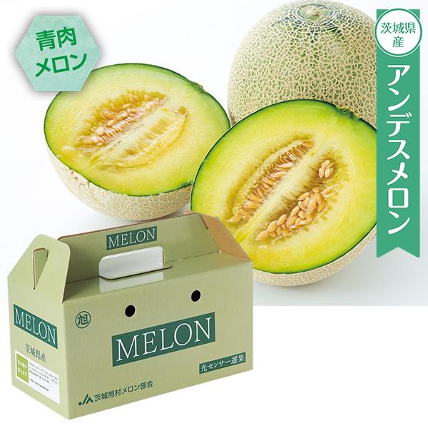 春ギフト フルーツ 食べ物 JA茨城旭村 アンデスメロン 2L・2玉 いなげや 入学 卒業 就職 祝い 2026 ギフト 高級 人気 プレゼント【商品内容】2Lサイズ（2玉入）さわやか甘さが特徴。春メロン一番手になります。青肉メロン・商品写...