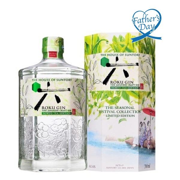 父の日 ギフト ジン 酒 ROKU＜六＞NORYO TEA EDITION 700ml瓶（化粧箱入） いなげや プレゼント 2026 70代 60代 メッセージカード 高級 人気【商品内容】ROKU〈六〉の夏の和素材である「茶」を立てた限定...