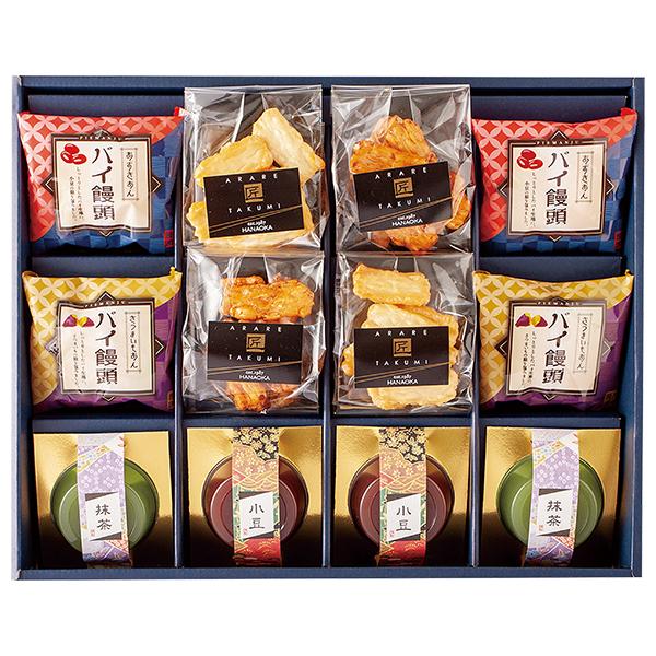 お歳暮 2025 ギフト 歳暮 お菓子 和菓子 太子庵 冬菓 型番:TK-C0 イナゲヤお歳暮 御歳暮 いなげや 冬ギフト 人気 高級 お取り寄せ【商品内容】パイ饅頭（小豆・さつまいも×各2）、羊羹（小豆・抹茶×各2）、あられ（旨塩・香ばし...