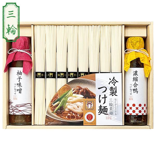 お中元 2026 三輪素麺 そうめん 素麺 三輪そうめん小西 つけ麺つゆで食べる三輪素麺 型番:DTM-30 ギフト いなげや イナゲヤお中元 御中元  夏ギフト 人気 高級【商品内容】手延べ素麺 50g×8、つけ麺つゆ（濃縮合鴨）145m...