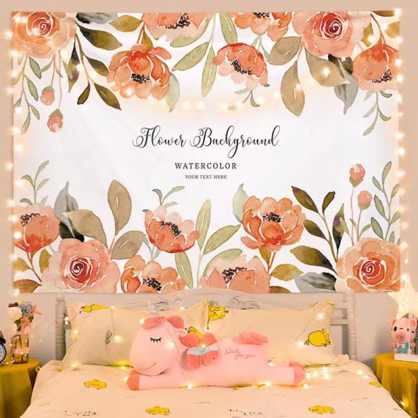 ●飾り付けるだけでお部屋の雰囲気をガラっと変えるボタニカルデザインのタペストリー【素材】ポリエステル●デザインを変えるだけで雰囲気の違うお部屋に。不要不急の外出自粛・ステイホーム生活の気分転換にいかがでしょうか。●撮影背景布やテレワークの背...