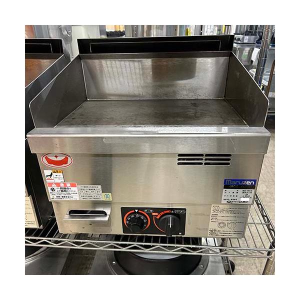 商品名：グリドル 寸法：W450×D450×H300 メーカー：マルゼン 型式：MGG-044TB 年式：2018年製 ガス種：都市ガス【12A・13A】※ガス機器の接続は最寄りの専門業者へご依頼下さい。 ガス消費量：4.30kW 付属品：...