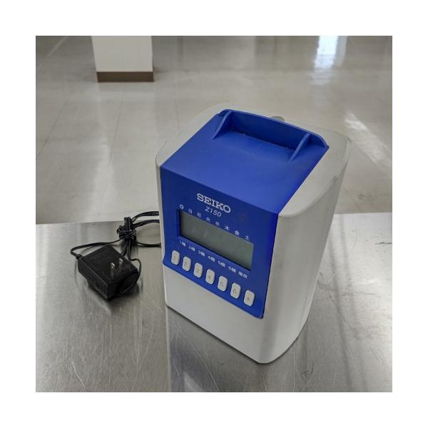 商品名：タイムレコーダー 寸法：W175×D132×H244 メーカー：セイコーソリューションズ 型式：Z150 年式：不明 電源：単相100V 50/60Hz共用 コンセントプラグ：あり ガス種：- 付属品：写真の通り 説明書：なし ラン...
