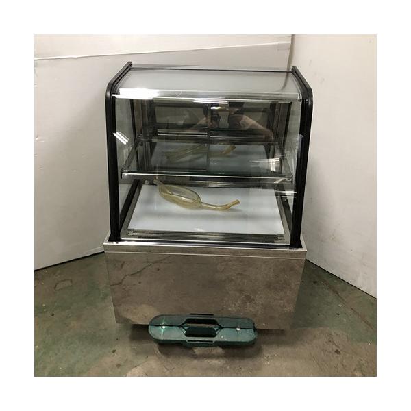 商品名：対面冷蔵ショーケース 寸法：W610×D465×H801 メーカー：タイジ 型式：TRS-600G 年式：2018年製 電源：単相100V 50/60Hz共用 コンセントプラグ：あり3P 消費電力：195/202W 付属品：写真の通...