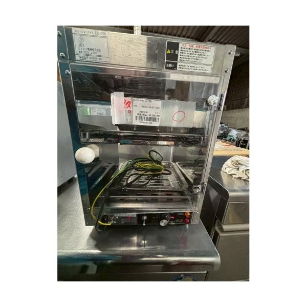 商品名：ホットショーケース 寸法：W330×D300×H460 メーカー：エイシン電機 型式：ED-330 電源：単相100V 50/60Hz共用 コンセントプラグ：あり 消費電力：430W ガス種：- 付属品：写真の通り 説明書：なし 保...