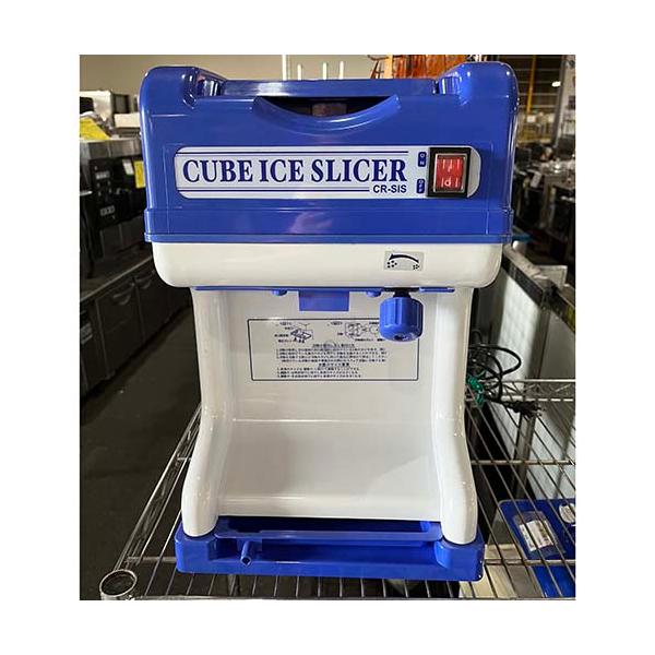 商品名：電動アイススライサー 寸法：W280×D360×H450 メーカー：エコレイズ 型式：CR-SIS 年式：2021年製 電源：単相100V 50/60Hz共用 消費電力：200/180W ガス種： 付属品：写真の通り 説明書：写真の...