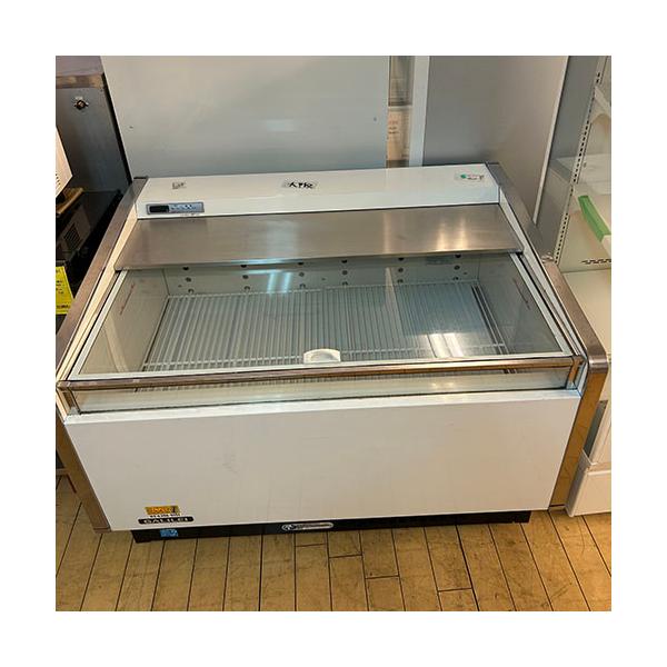 商品名：平型冷蔵ショーケース 寸法：W1190×D900×H890 メーカー：フクシマガリレイ(福島工業) 型式：MRN-43RGBSPS 年式：2023年製 電源：単相100V 50/60Hz共用 コンセントプラグ：あり 消費電力：323...