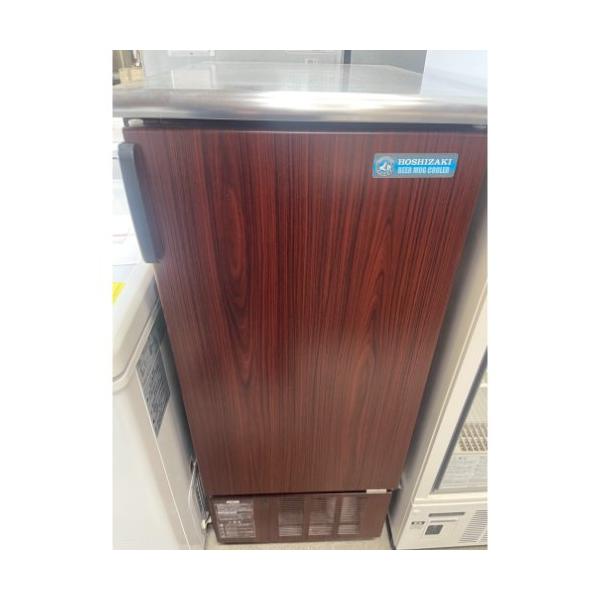 商品名：ジョッキークーラー 寸法：W457×D660×H1080 メーカー：ホシザキ 型式：HFJ-46DS1-B 年式：2017年製 電源：単相100V 50/60Hz共用 コンセントプラグ：あり 消費電力：176W 付属品：写真の通り ...