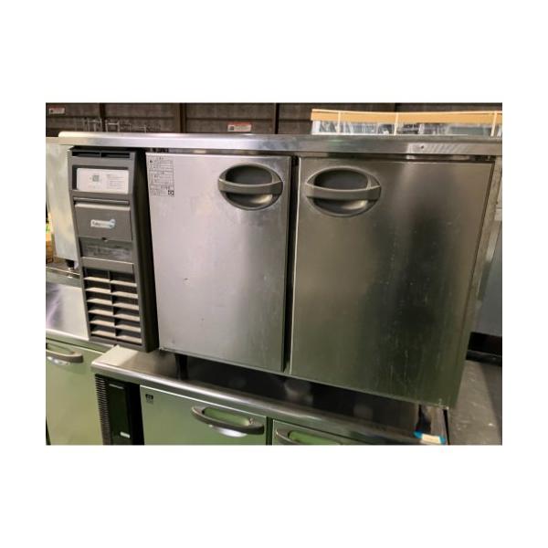 商品名：冷蔵コールドテーブル 寸法：W1200×D600×H800 メーカー：フクシマガリレイ(福島工業) 型式：YRC-120RE2 年式：2014年製 電源：単相100V 50/60Hz共用 コンセントプラグ：あり 保証期間：なし ラン...