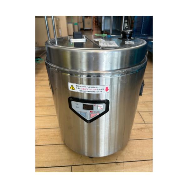 商品名：スープジャー 寸法：W330×D330×H440 メーカー：熱研 型式：NMW-168 年式：2019年製 電源：単相100V 50/60Hz共用 コンセントプラグ：あり 消費電力：230W 内容積：16L ガス種： 重量：9.2k...