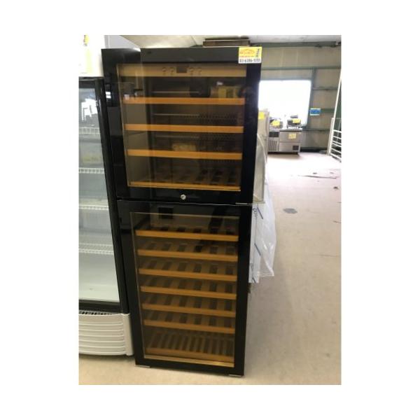 商品名：ワインセラー 寸法：W595×D630×H1590 メーカー：グローバル 型式：SW-126 年式：2016年製 電源：単相100V 50/60Hz共用 コンセントプラグ：あり ガス種： 保証期間：納品日より3ヶ月(離島や一部地域で...