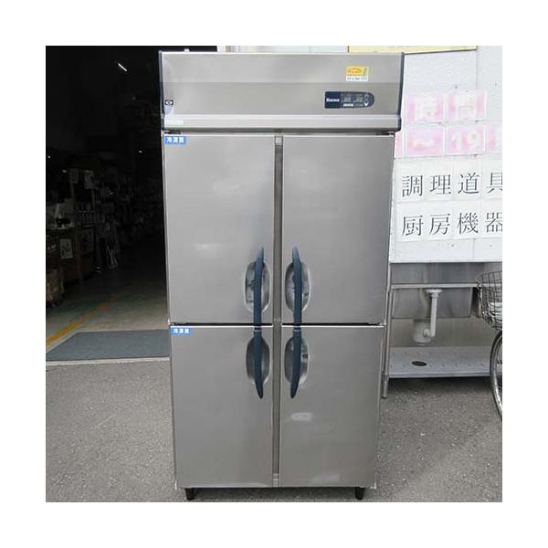 商品名：縦型冷凍冷蔵庫 4ドア 寸法：W900×D800×H1905 メーカー：大和冷機 型式：313S2-EC 年式：2017年製 電源：三相200V 50/60Hz共用 コンセントプラグ：あり 消費電力：300/300W 内容積：354...