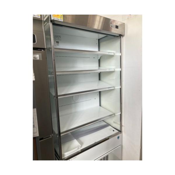 商品名：冷蔵多段オープンショーケース 寸法：W900×D640×H1900 メーカー：大和冷機 型式：3010P-DB-EC 年式：2021年製 電源：単相100V 50/60Hz共用 コンセントプラグ：あり 消費電力：729/729W 重...