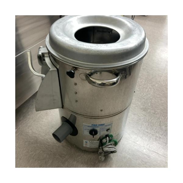 商品名：皮むき機 10kgタイプ 寸法：W500×D485×H625 メーカー：中部コーポレーション 型式：HP-10N 年式：2020年製 電源：単相100V 50/60Hz共用 ガス種： 付属品：写真の通り 説明書：写真の通り 保証期間...