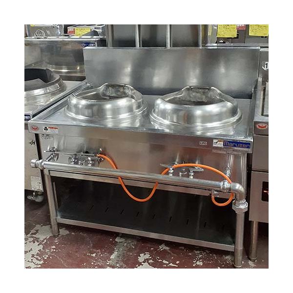 商品名：中華レンジ 寸法：W1050×D750×H720 メーカー：マルゼン 型式：MRS-112E 年式：2019年製 ガス種：LPG(プロパンガス)※ガス機器の接続は最寄りの専門業者へご依頼下さい。 ガス消費量：46.5kW ガス接続口...