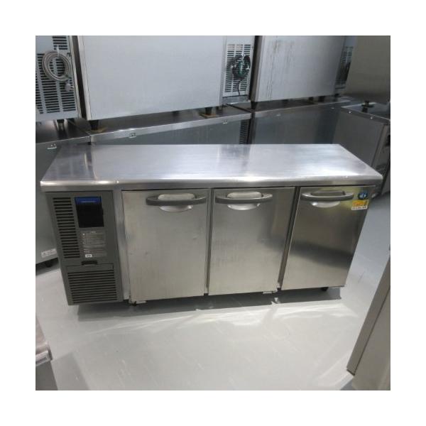 商品名：冷蔵コールドテーブル 寸法：W1500×D450×H800 メーカー：ホシザキ 型式：RT-150MTF 年式：2016年製 電源：単相100V 50/60Hz共用 コンセントプラグ：あり 消費電力：80/85W 内容積：228L ...