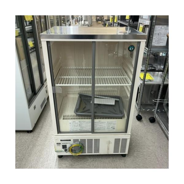 商品名：冷蔵ショーケース 寸法：W630×D450×H1080 メーカー：ホシザキ 型式：SSB-63CTL2 年式：2019年製 電源：単相100V 50/60Hz共用 コンセントプラグ：あり 重量：42kg 保証期間：納品日より12ヶ月...