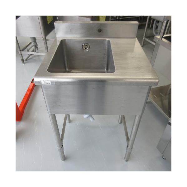 商品名：一槽シンク 台付き 三方枠 寸法：W600×D600×H850 付属品：写真の通り 説明書：なし 保証期間：なし ランク：B 特記事項：バックガード100  販売店：テンポステンポスTOC五反田（東京都品川区）からの配送です。