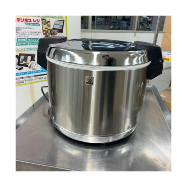 商品名：保温ジャー 3升 寸法：W435×D358×H270 メーカー：タイガー(TIGER) 型式：JHA-540A 年式：2021年製 電源：単相100V 50/60Hz共用 コンセントプラグ：あり 消費電力：78W 内容積：5.4L ...